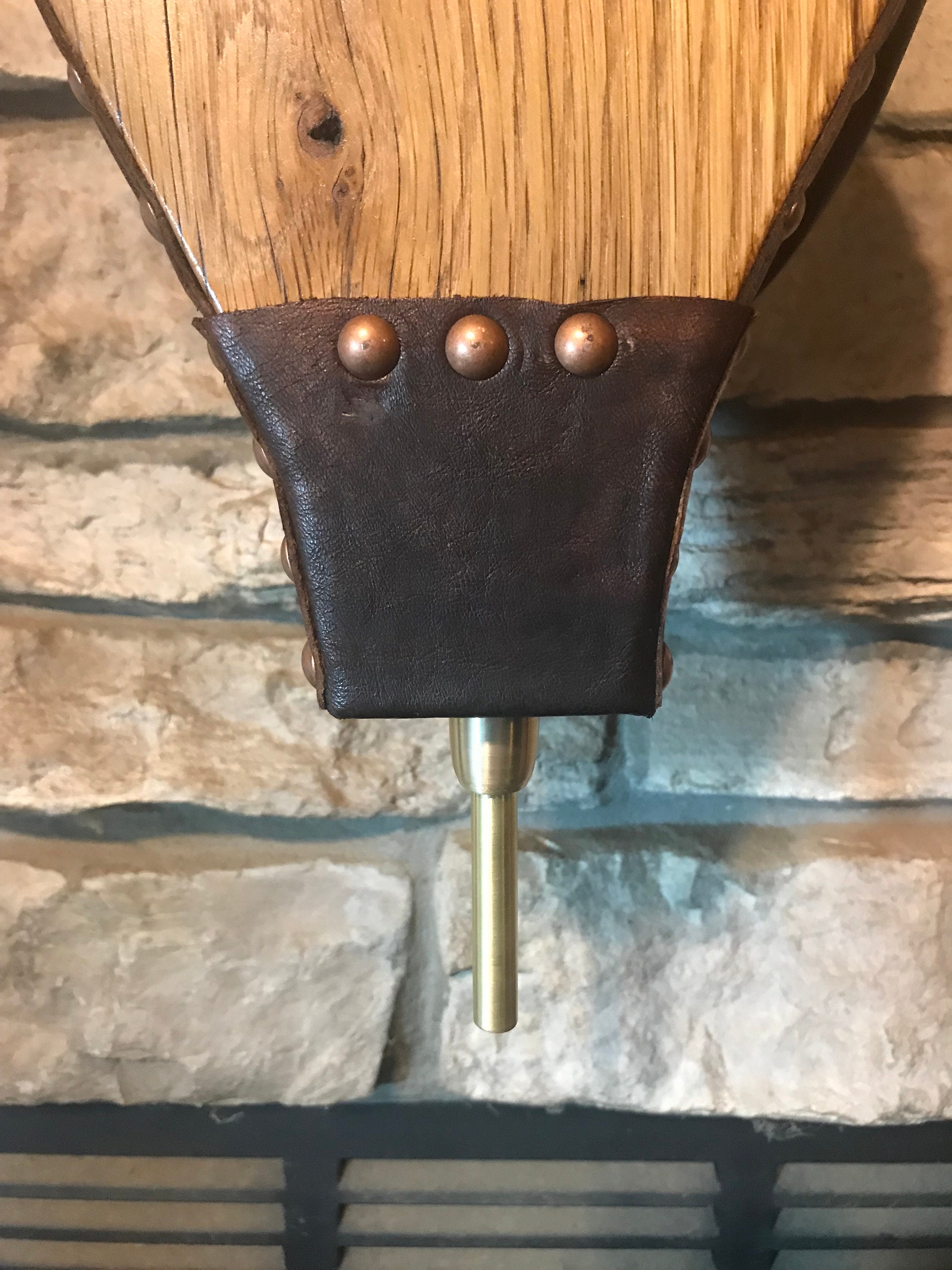 Ready to ship: Handmade Fireplace Bellows, Assorted Joined Wood, Dark ...