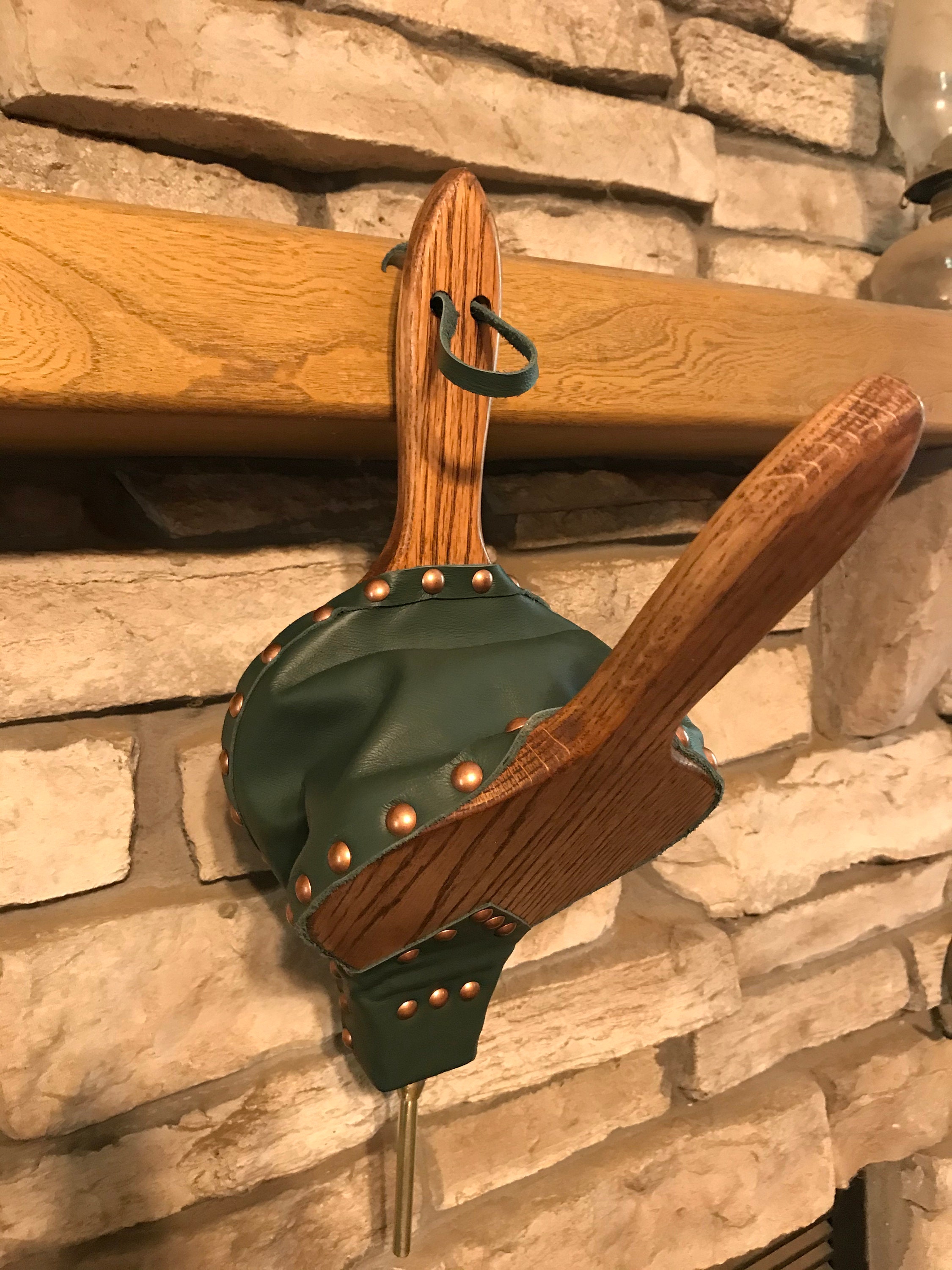 READY TO SHIP: Handmade Fireplace Bellows, Shorty Bellows, Oak with ...