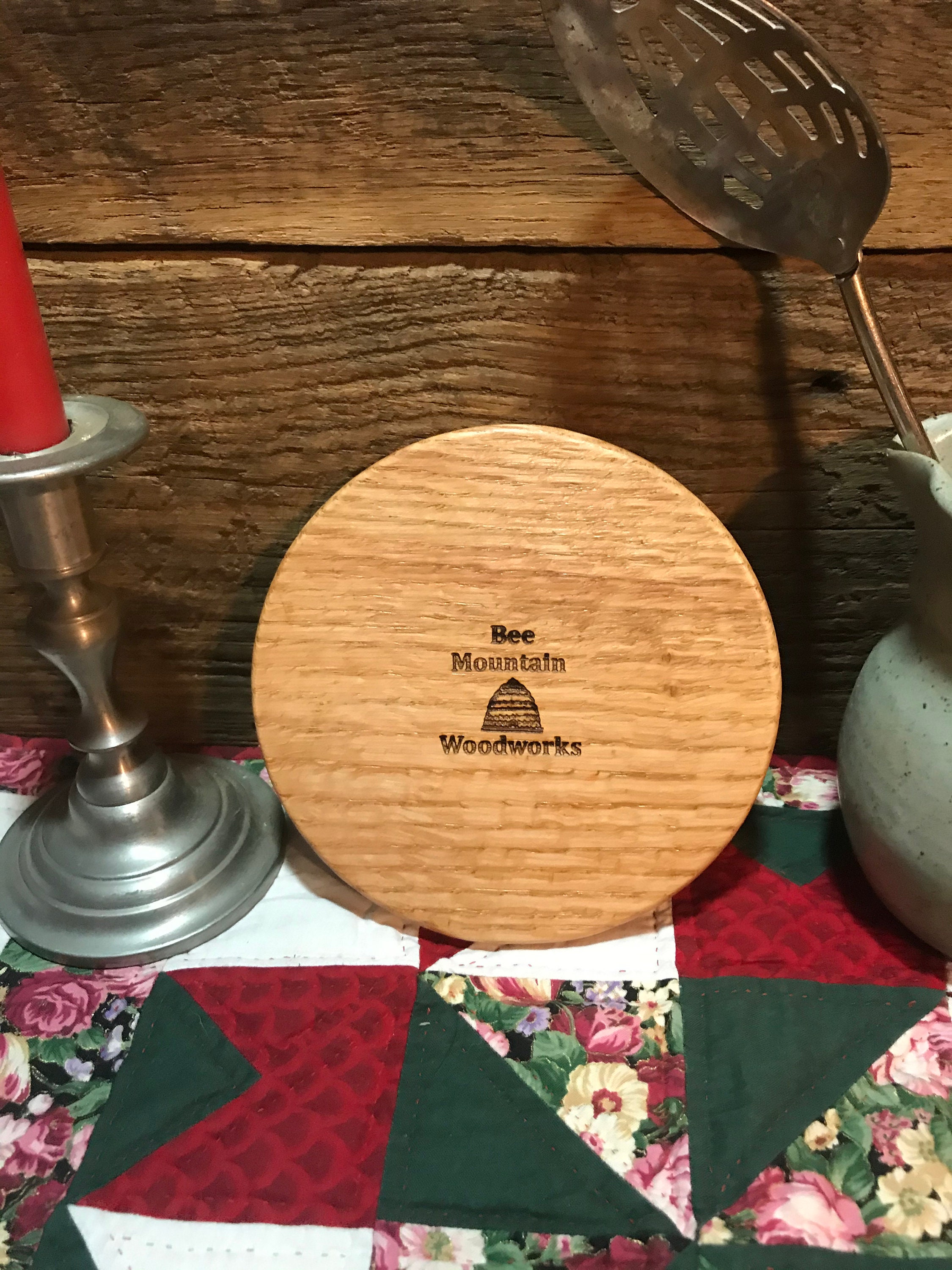 READY to SHIP: Handmade Wooden Trivet with Engraved Celtic Triquetra ...