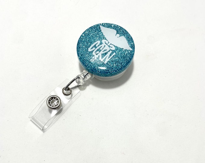 CCRN Badge Holder/ RN Nurse Badge Holder/id Tag Holder L/resin Badge ...