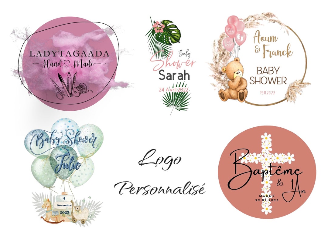 Creation of Logos and Personalized Visuals for Your Events - Etsy