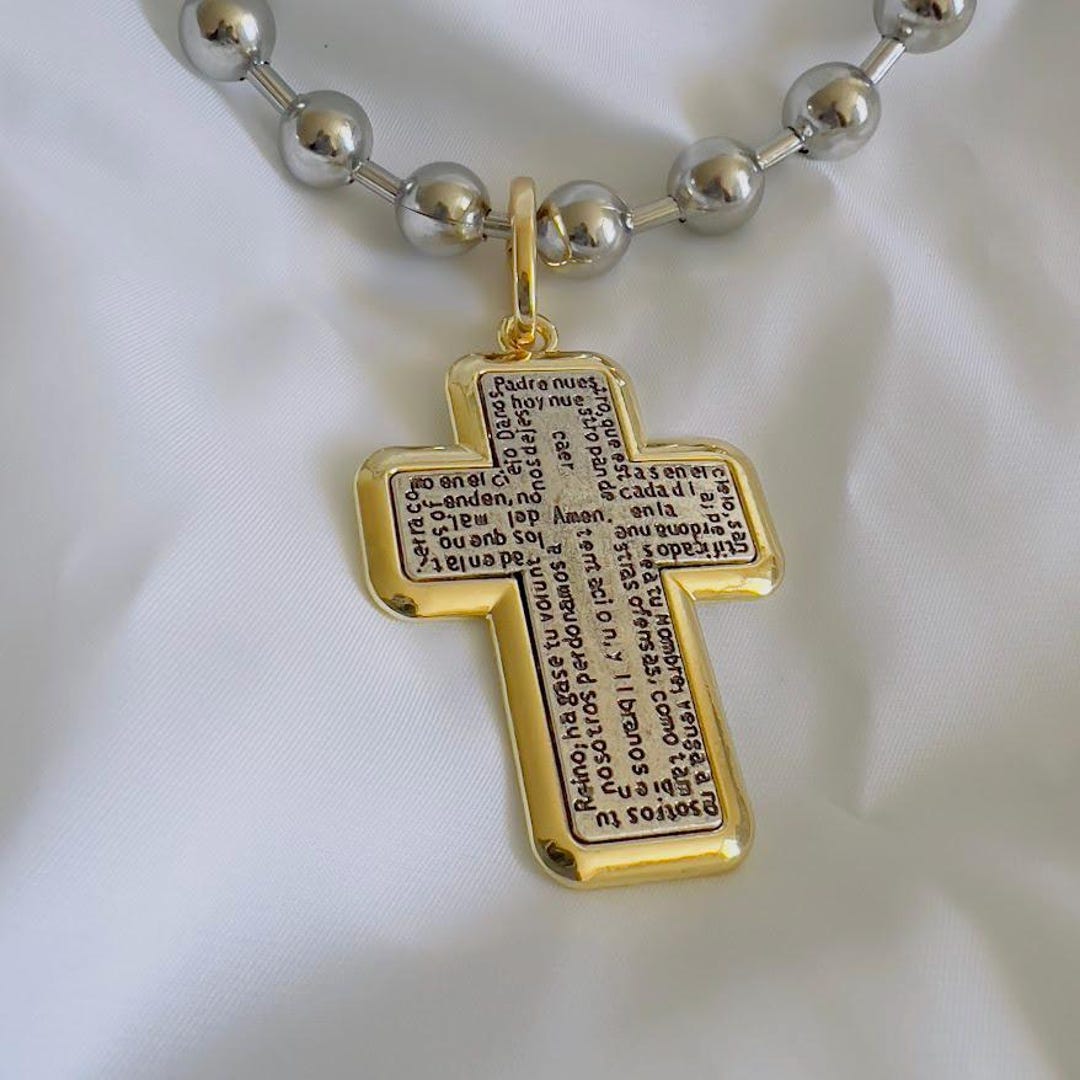 Big Cross Necklace - Etsy