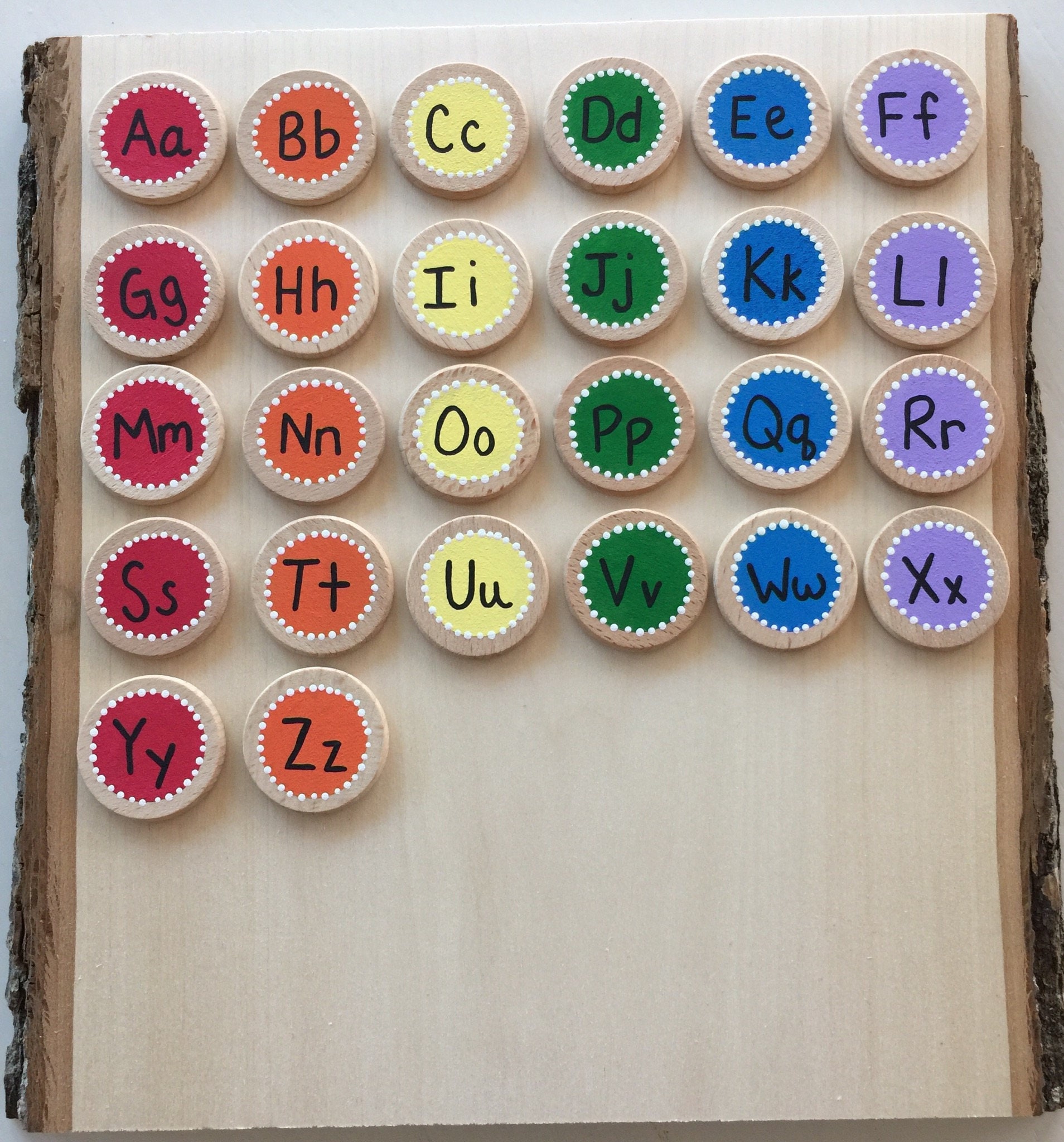 Alphabet Bag With Numbers Counting Educational Tools for - Etsy