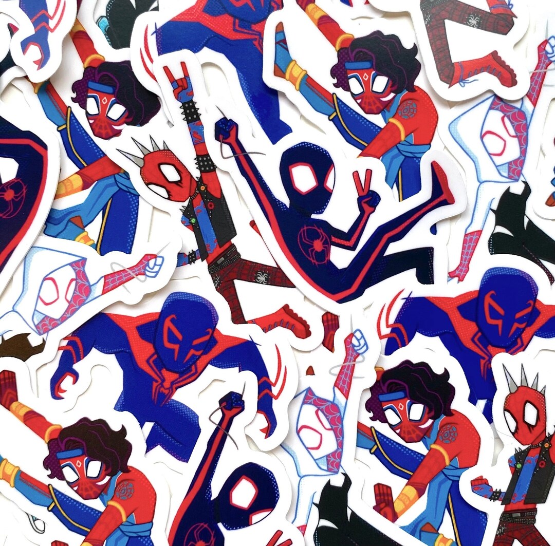 Spiderverse Vinyl Stickers - ATSV - Etsy