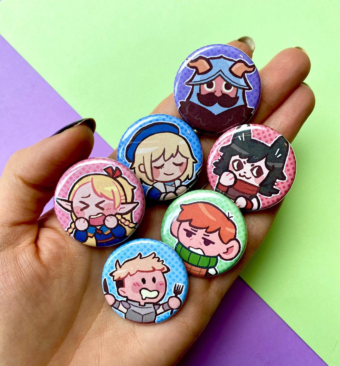 Dungeon Pals // Pins - Etsy