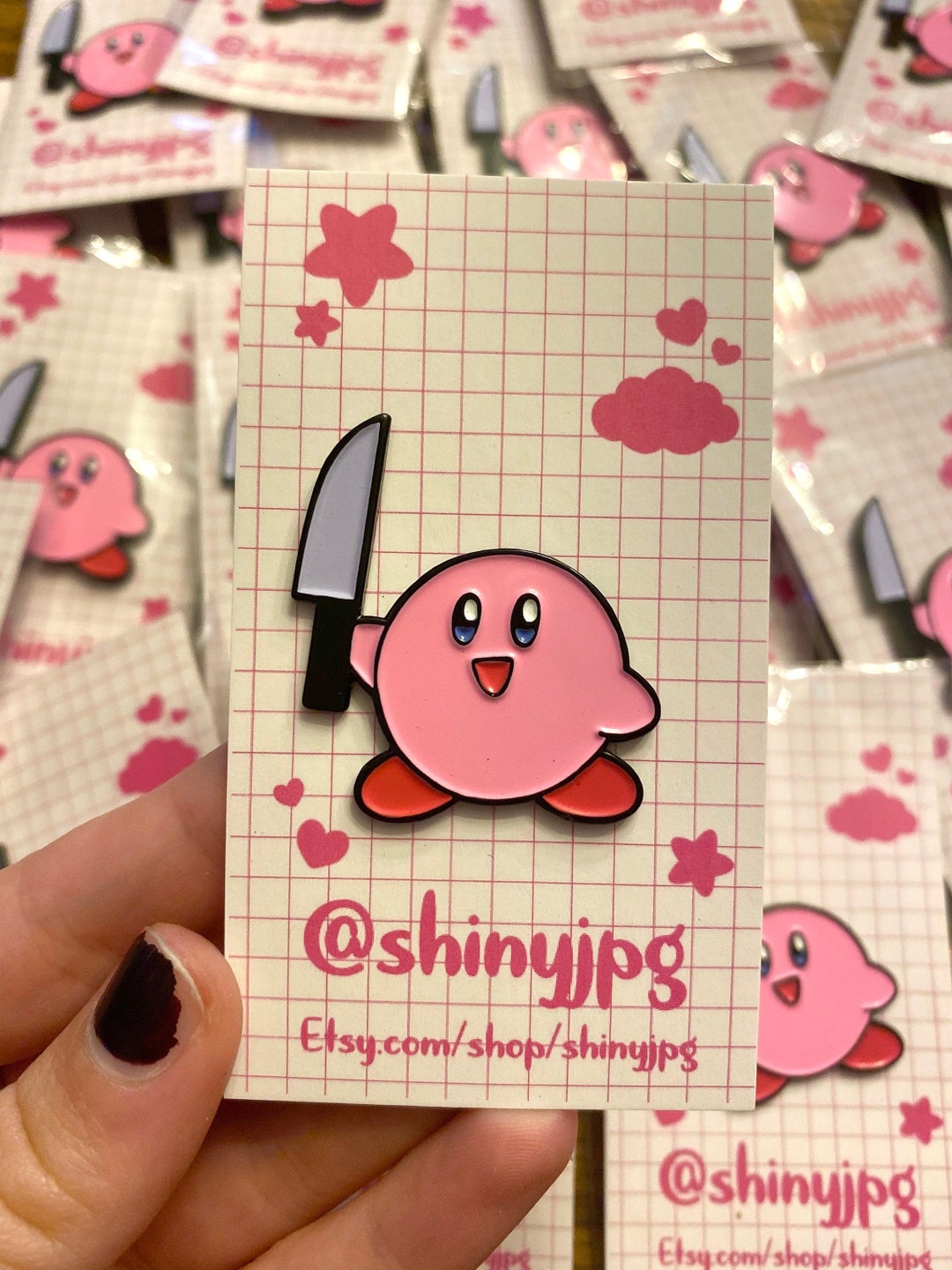 Knife Kirby Enamel Pin - Etsy Canada