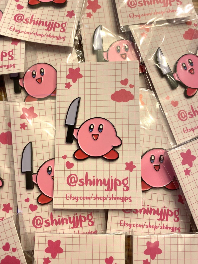 Knife Kirby Enamel Pin | Etsy