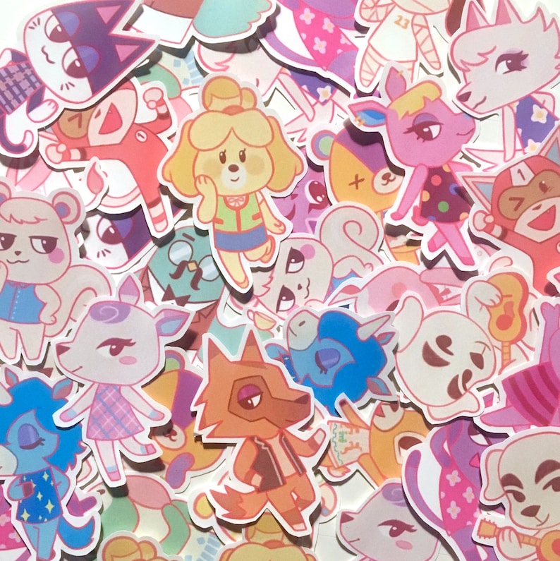Animal Crossing Stickers - Etsy