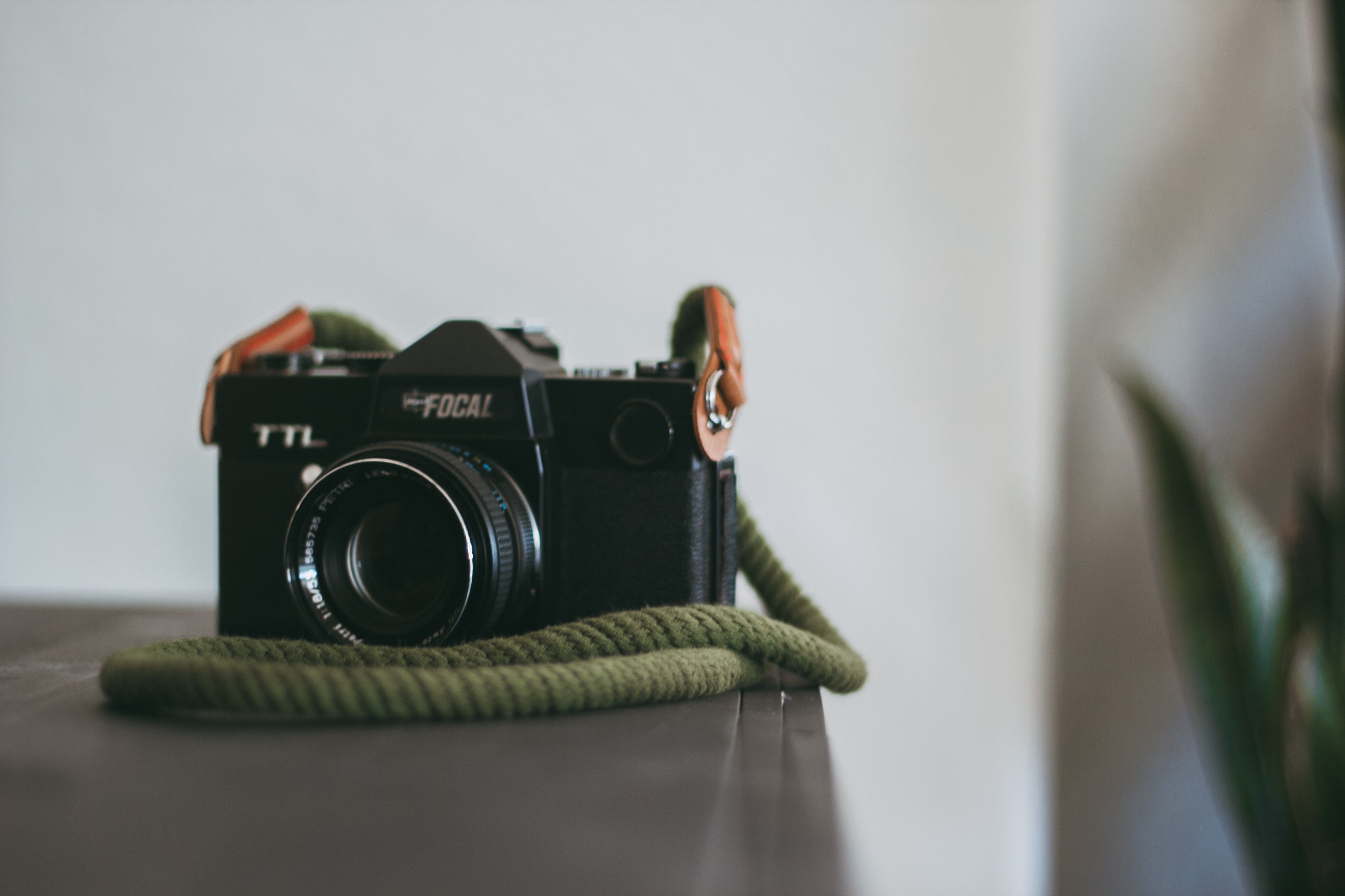 Set of 3, Green Camera Strap, Cream Camera Strap, Black Camera Strap ...