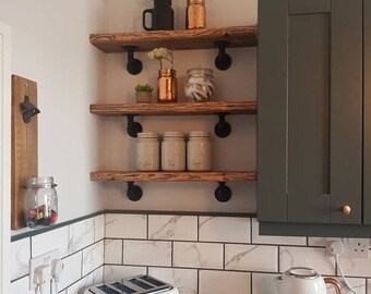 Coffee bar shelf | Etsy