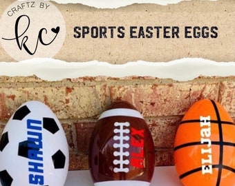 Sports Easter Eggs | Etsy