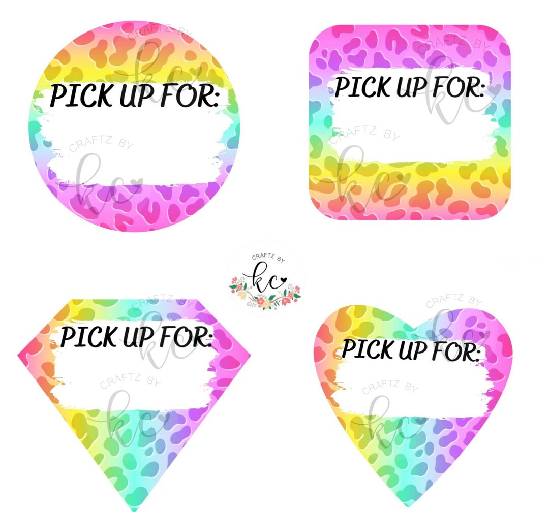Pick up Stickers, Stickers, Shipping Labels, Labels, Porch Pick up ...