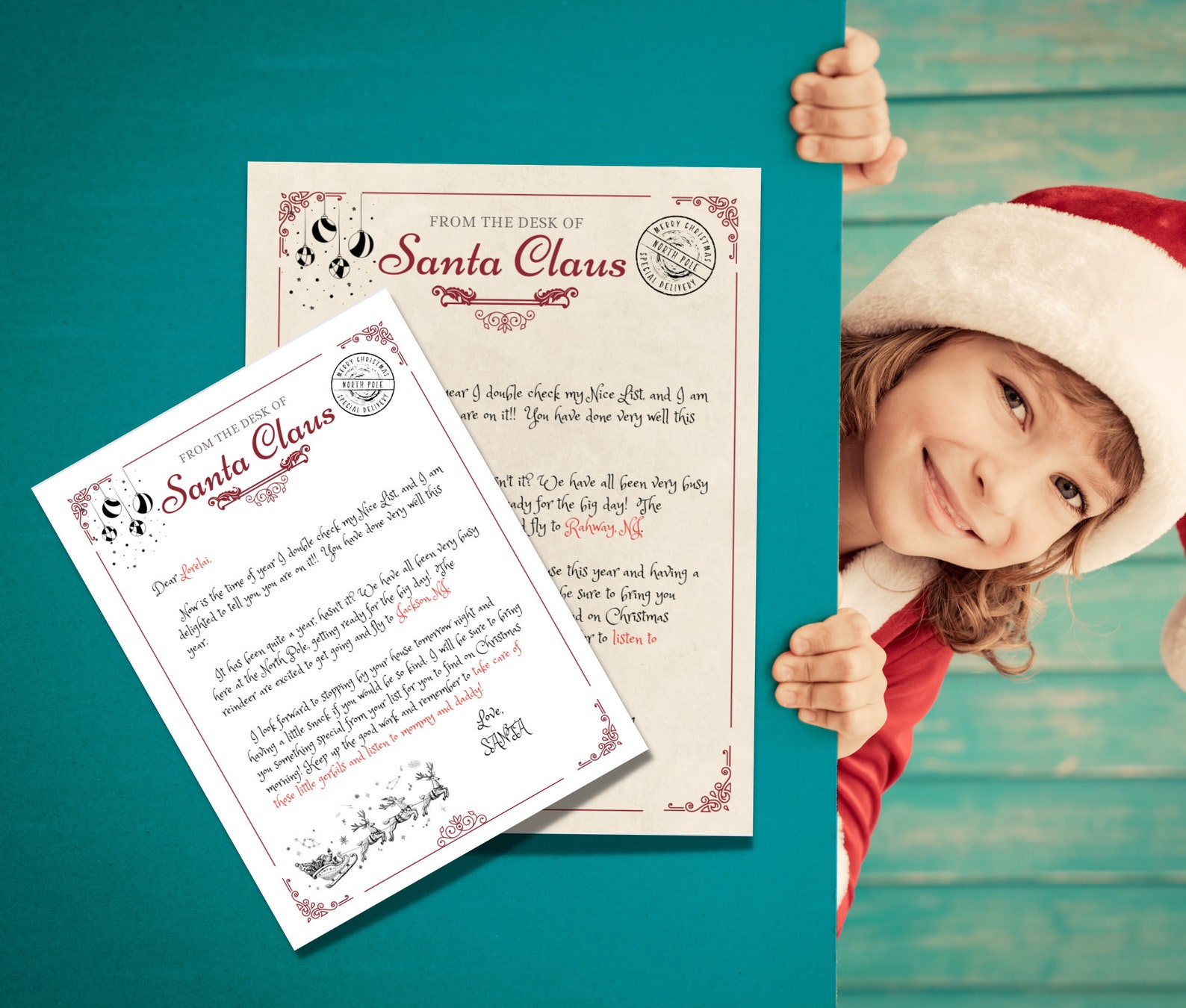 Printable Letter From Santa Clause, Customize and Print Letter From ...