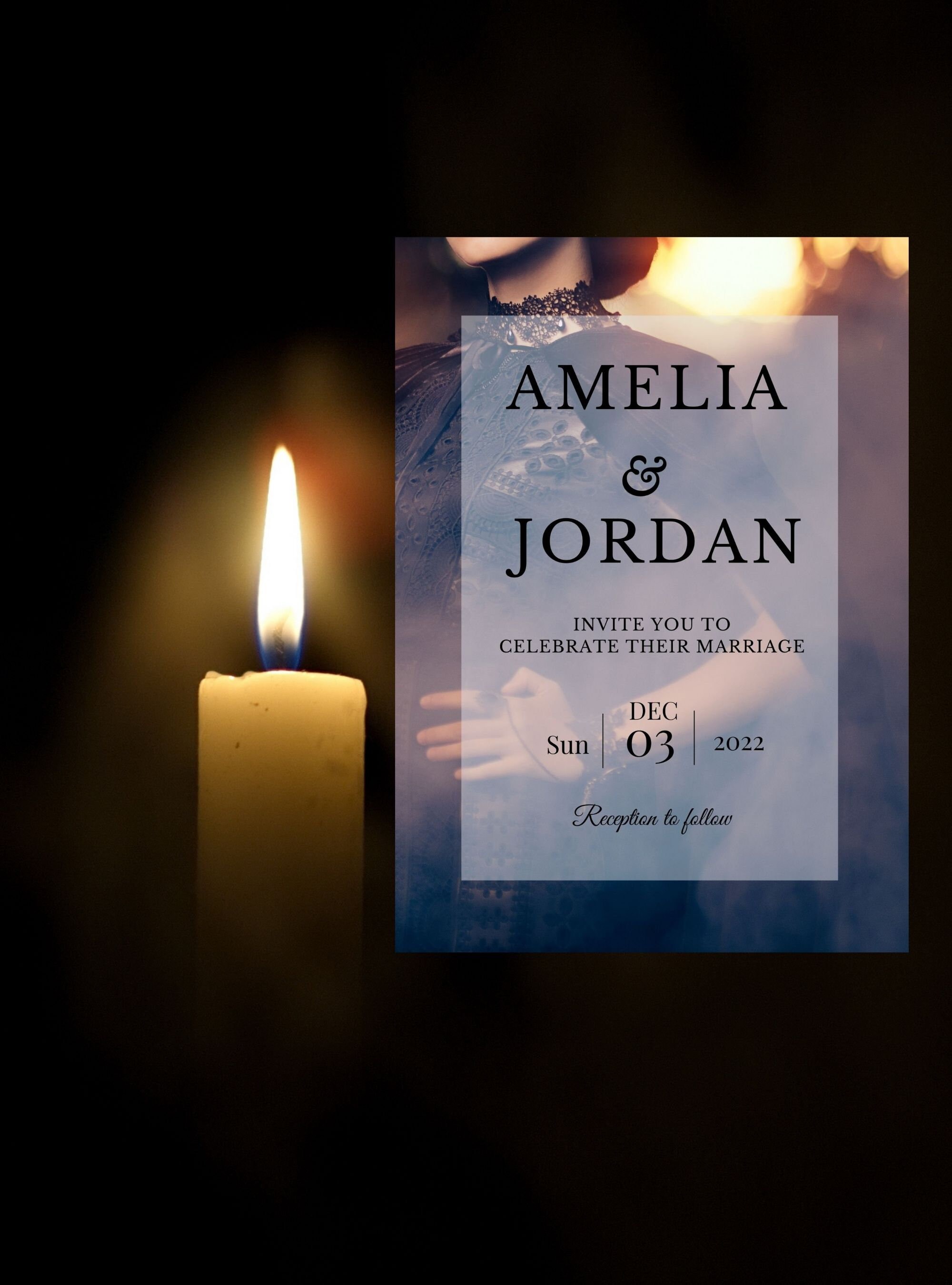 Elven Witch Forest Wedding Invitation Template, Enchanted Forest Theme ...