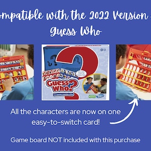 Custom Guess Who Game Template: Personalized Family Gift (canva ...