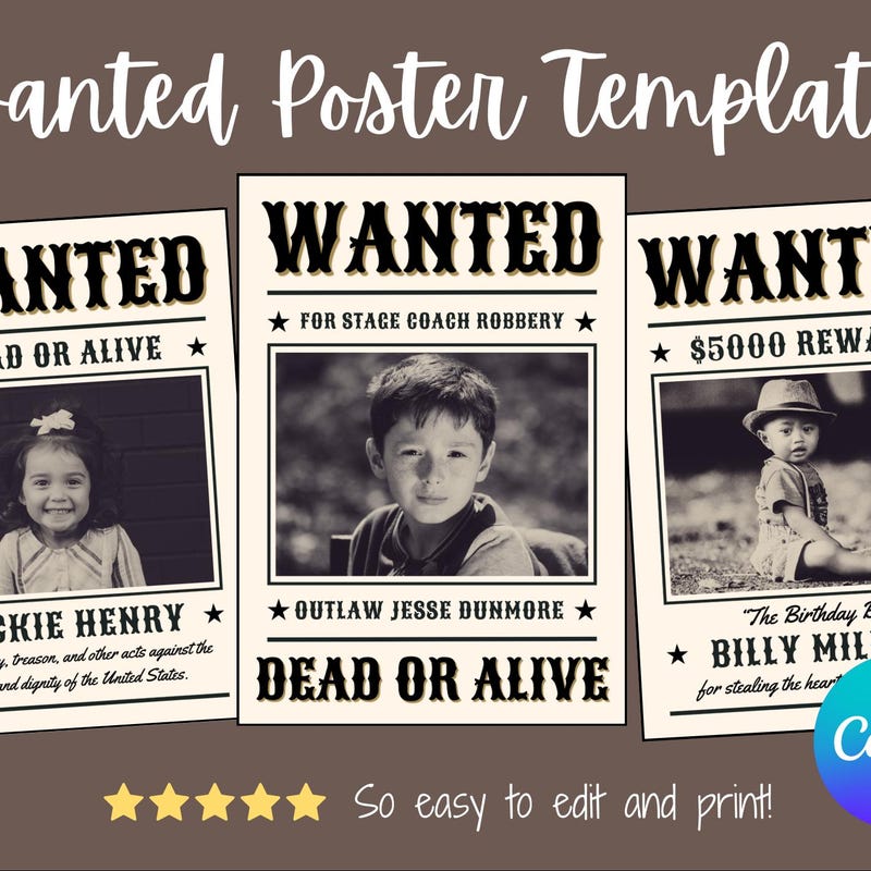 Halloween Wanted Poster - Etsy