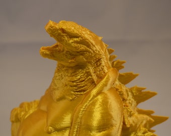 Godzilla 3d Printed Planter - Etsy