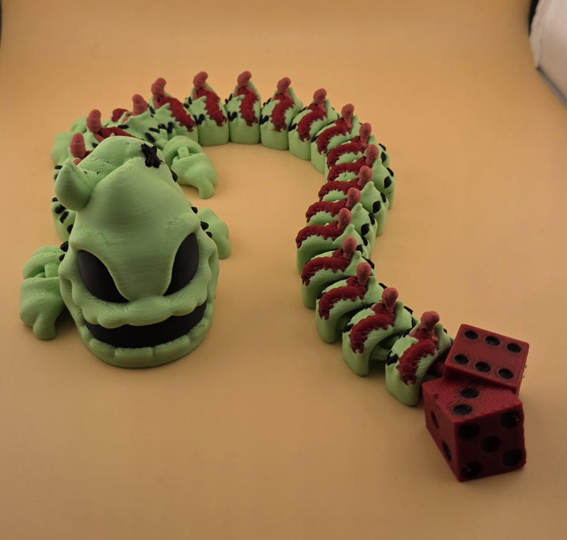 Articulated Oogie Boogie Ghost Dragon – 3D Printed Collectible - Etsy