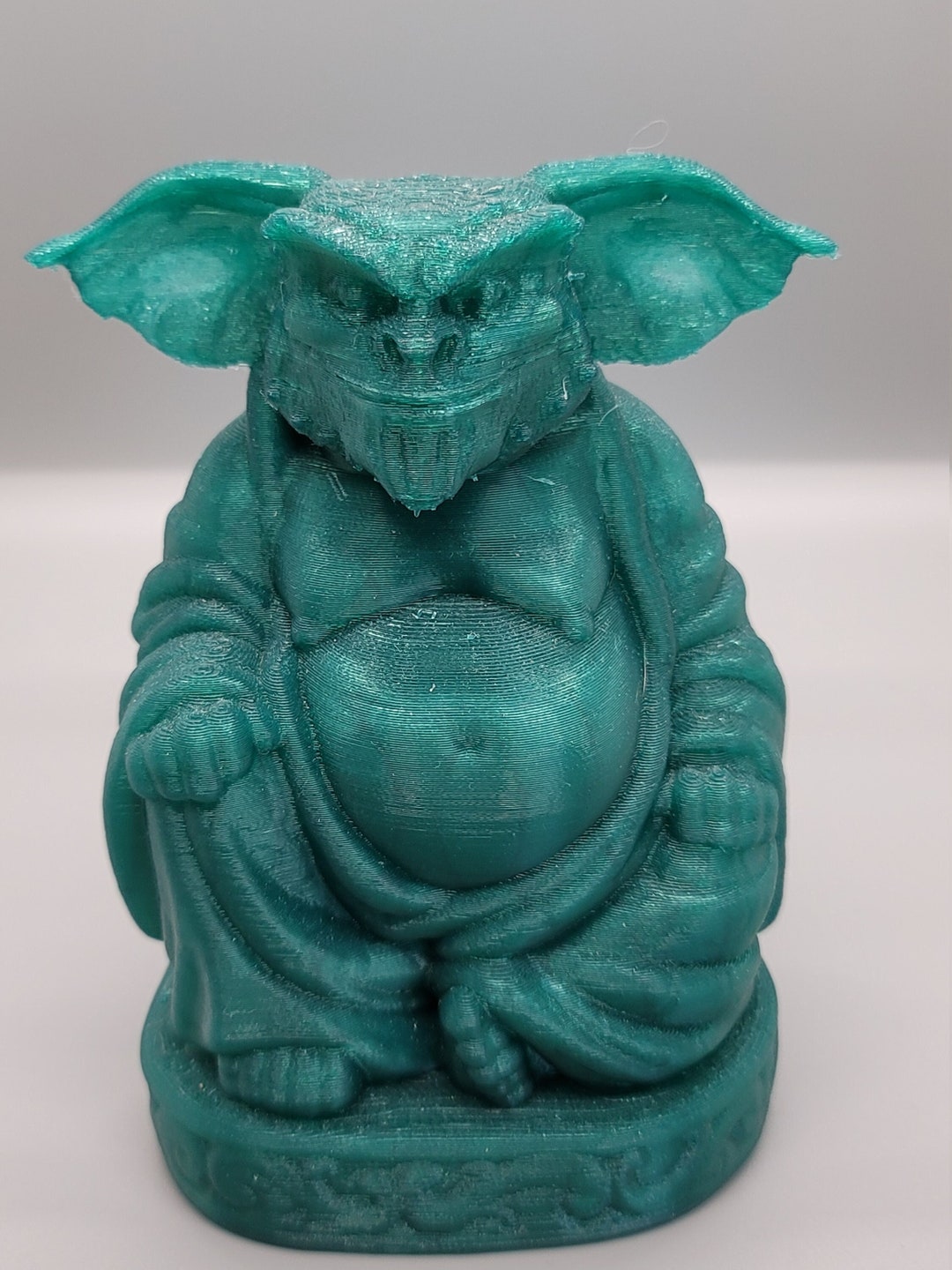 3D Printed Gremlins Buddha Statuette: Funny Office Home Decor - Etsy