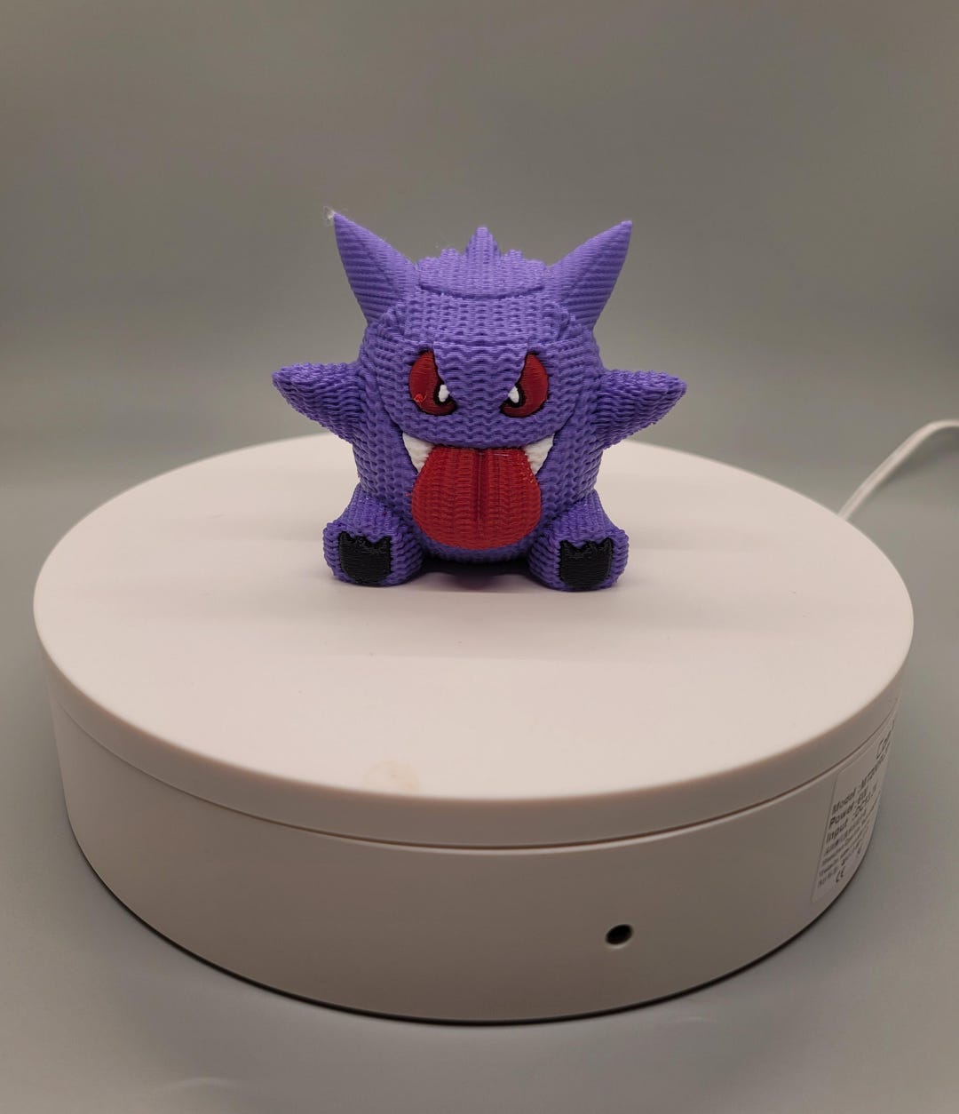 3D Printed Knitted Gengar Pokemon Figure - Etsy