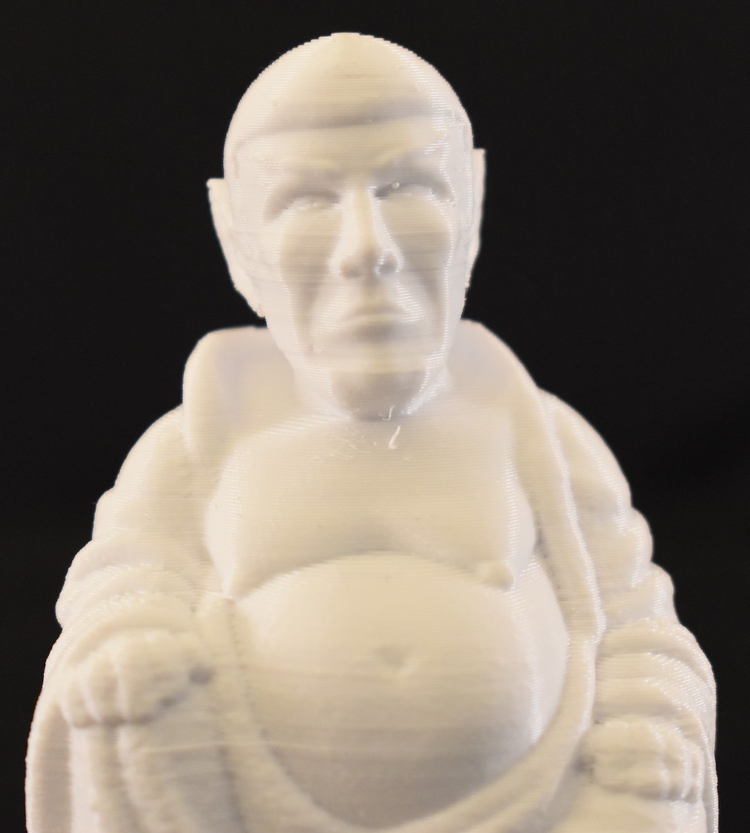 3D Printed Spock Buddha Statue: Star Trek Office Decor - Etsy