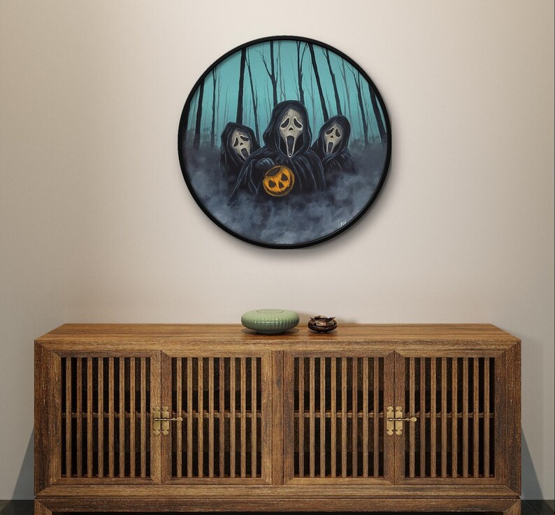 Original Acrylic Painting Horror Movie Slasher Movie Painting, Fan Art ...