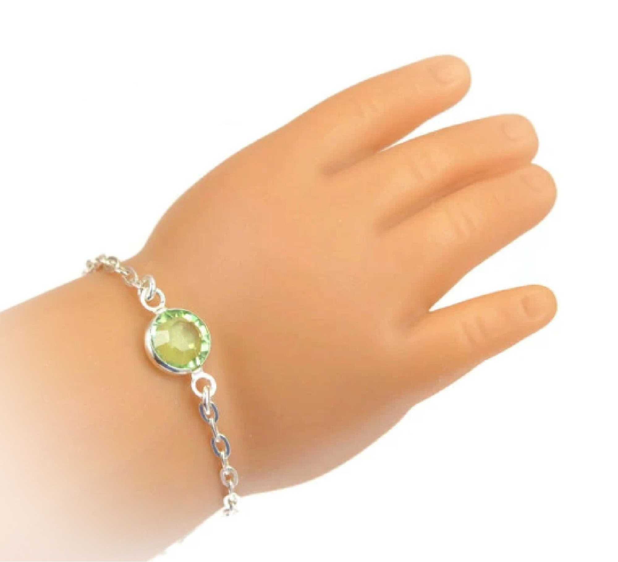 Girls Birthstone Bracelet Baby Bracelets Birthstone Baby - Etsy