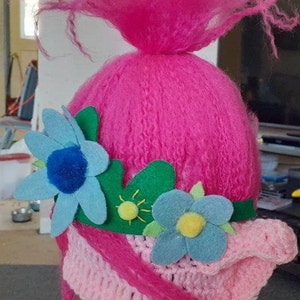 Handmade Poppy Troll Hat (wig, Costume, Photo Prop) - Etsy