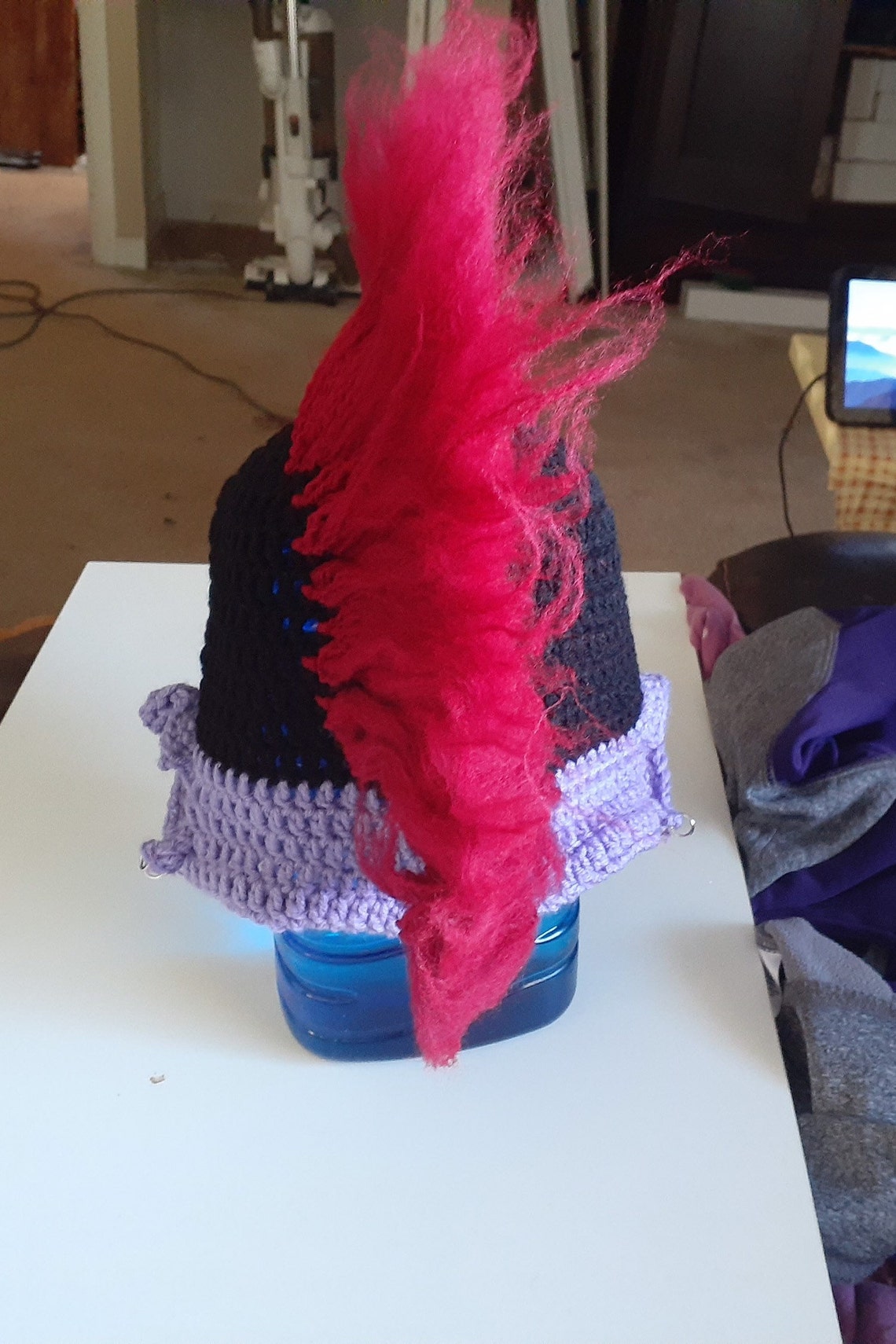 Handmade Barb Troll Hat Wig hat prop costume | Etsy