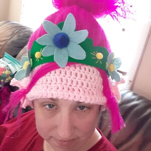 Handmade Poppy Troll Hat (wig, Costume, Photo Prop) - Etsy