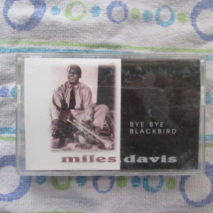 Vintage 1990s Miles Davis Bye Bye Blackbird Audio Cassette Tape Jazz Classics 7757 Trumpet ...