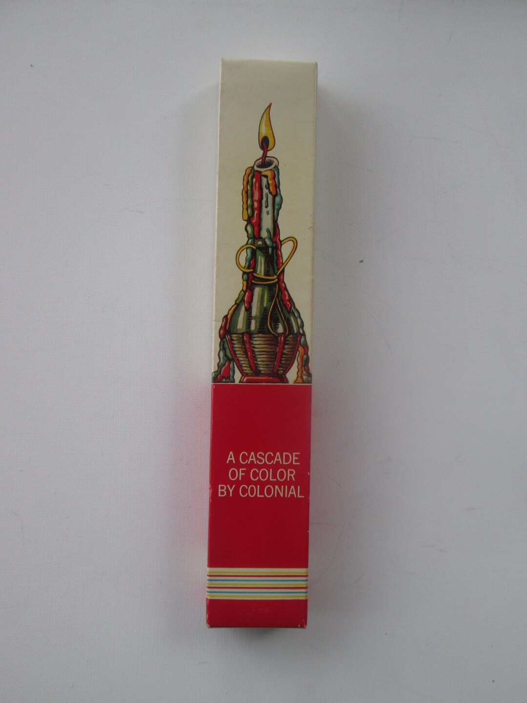 Vintage Pair of A Cascade of Color by Colonial Candles & Original Box ...