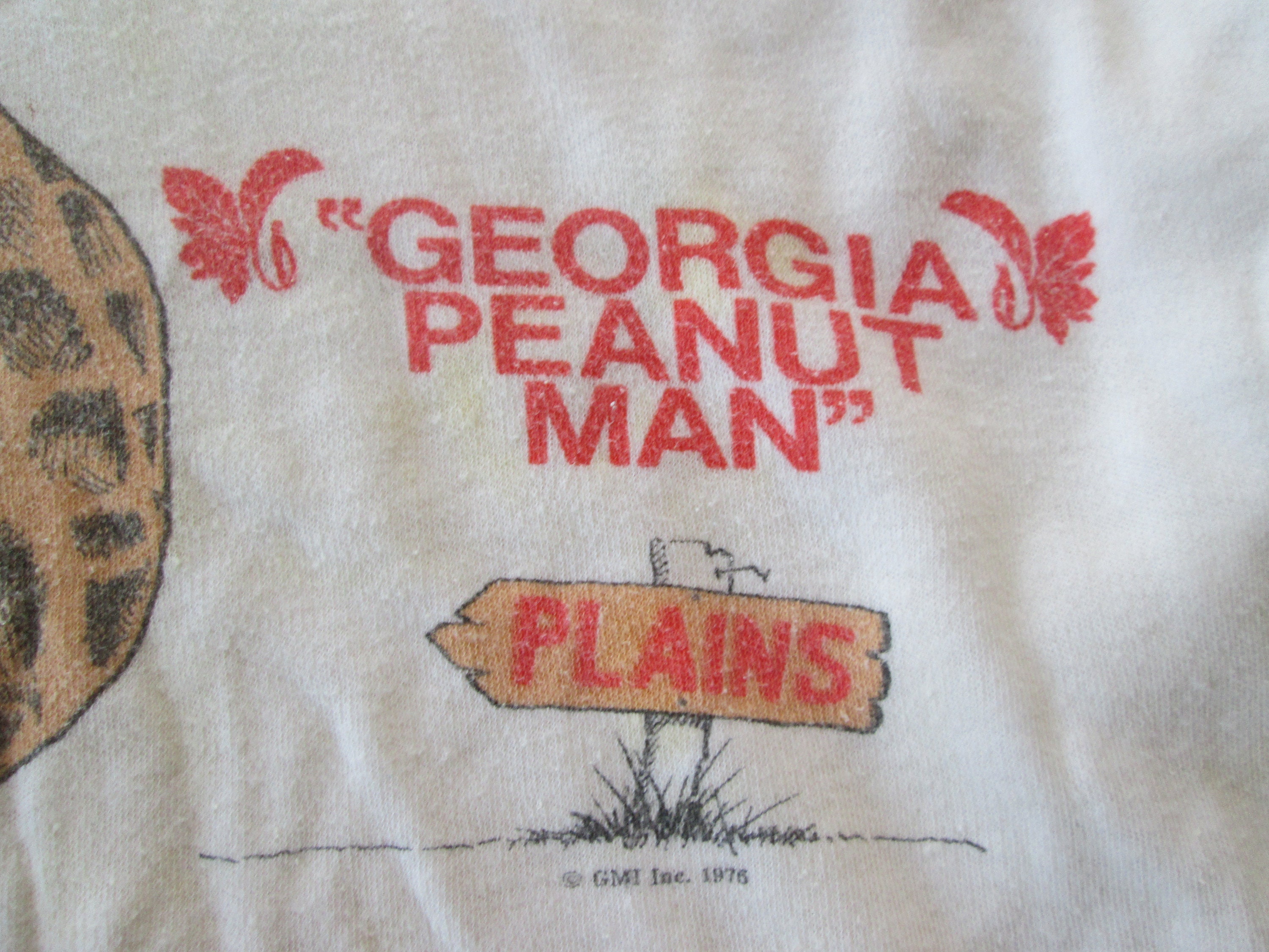 Vintage 1976 President Jimmy Carter Georgia Peanut Man T-shirt - Etsy