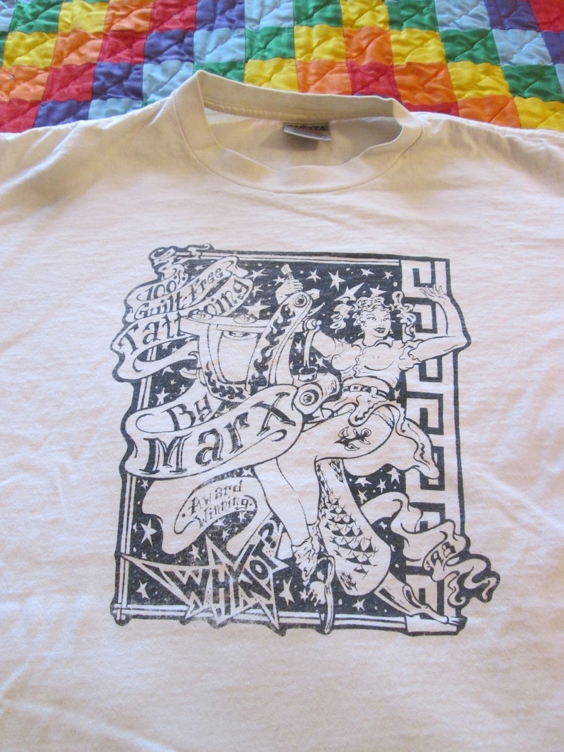 Vintage 1998 100% Guilt Free Tattooing T-shirt Tattoos by Marx Award ...