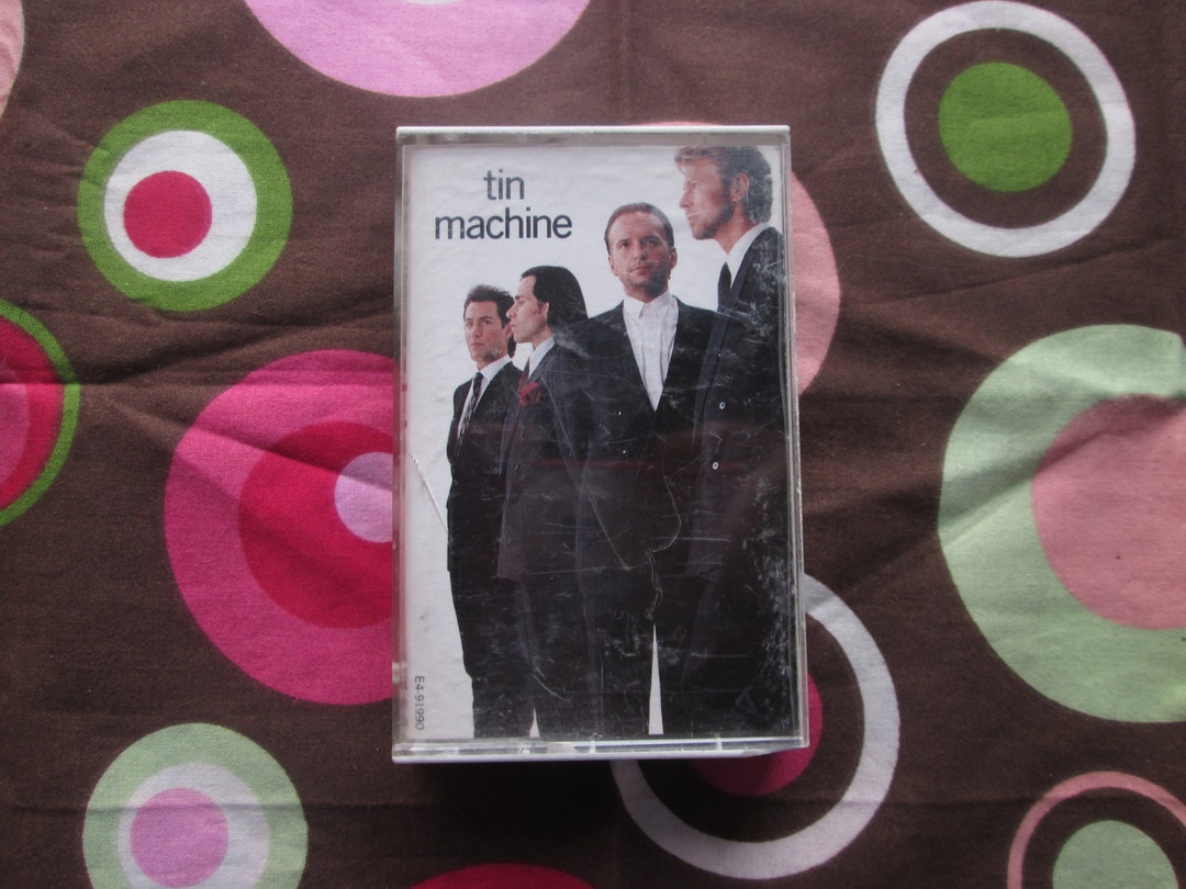 Vintage 1989 David Bowie Tin Machine Audio Cassette Tape Band Debut ...