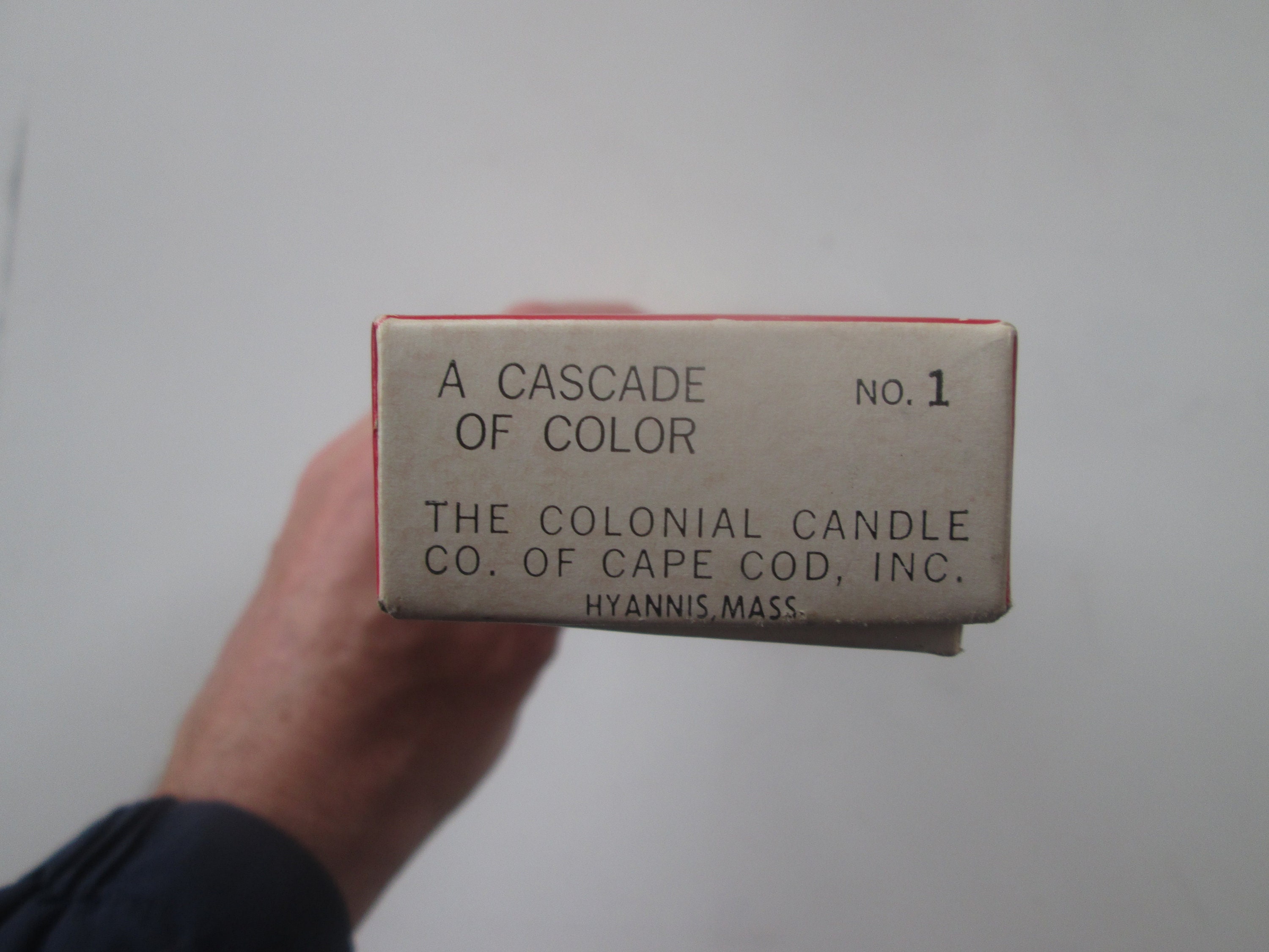 Vintage Pair of A Cascade of Color by Colonial Candles & Original Box ...
