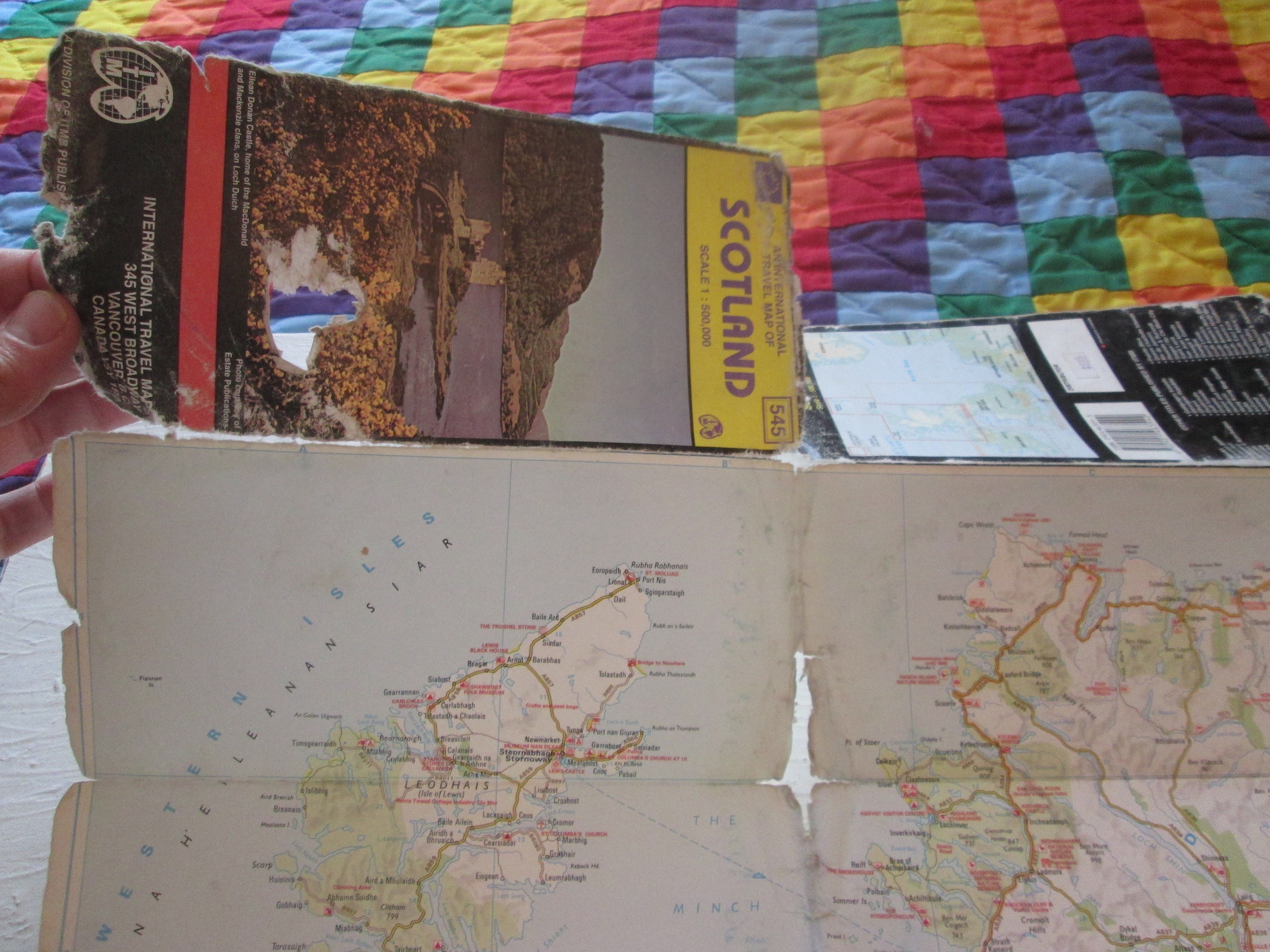 Three Vintage 1990s Maps of Scotland Ordnance Survey Landranger 41 Ben ...