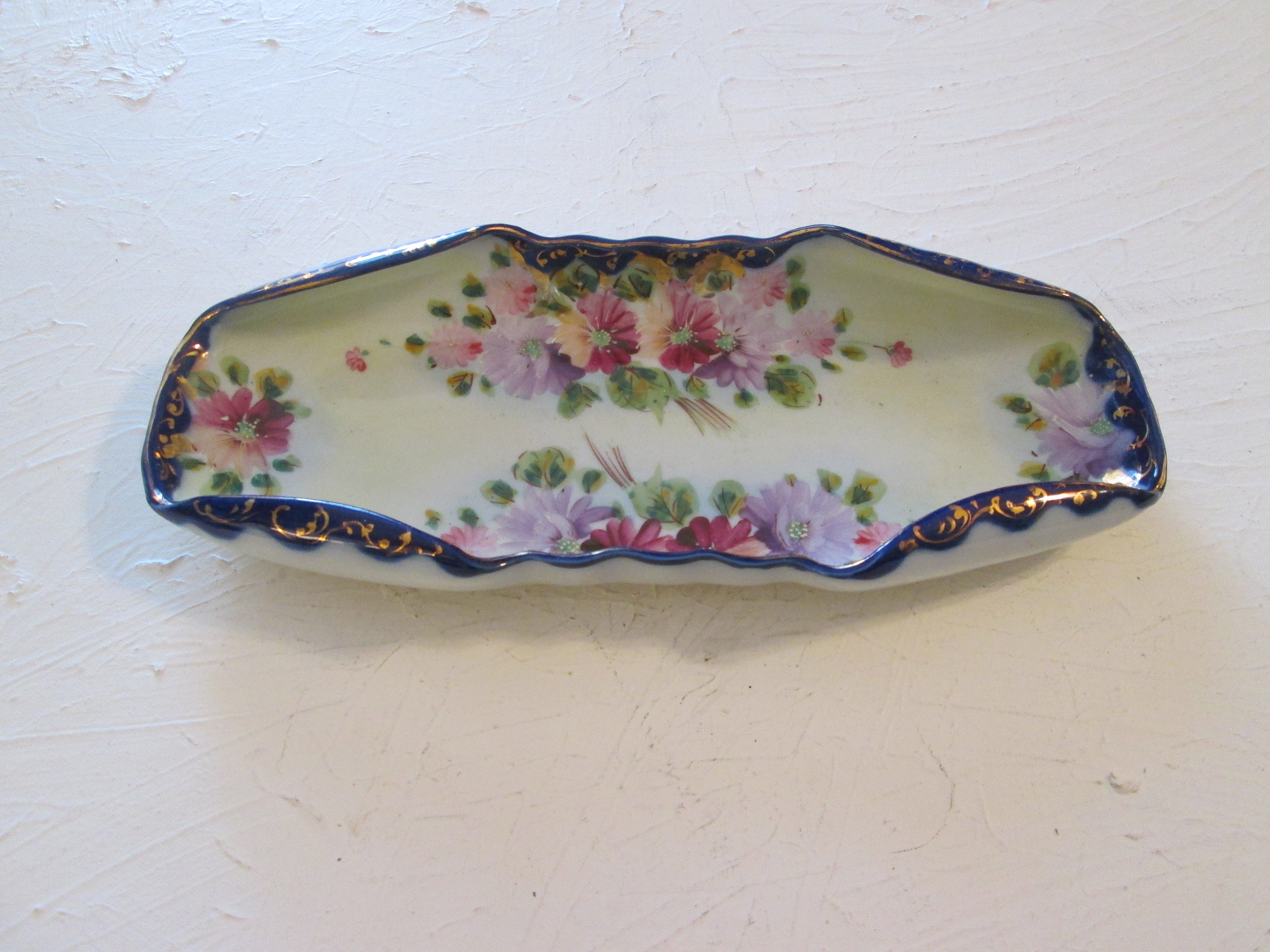 Vintage Antique Japan Nippon Ceramic Flower Candy Dish Serving - Etsy