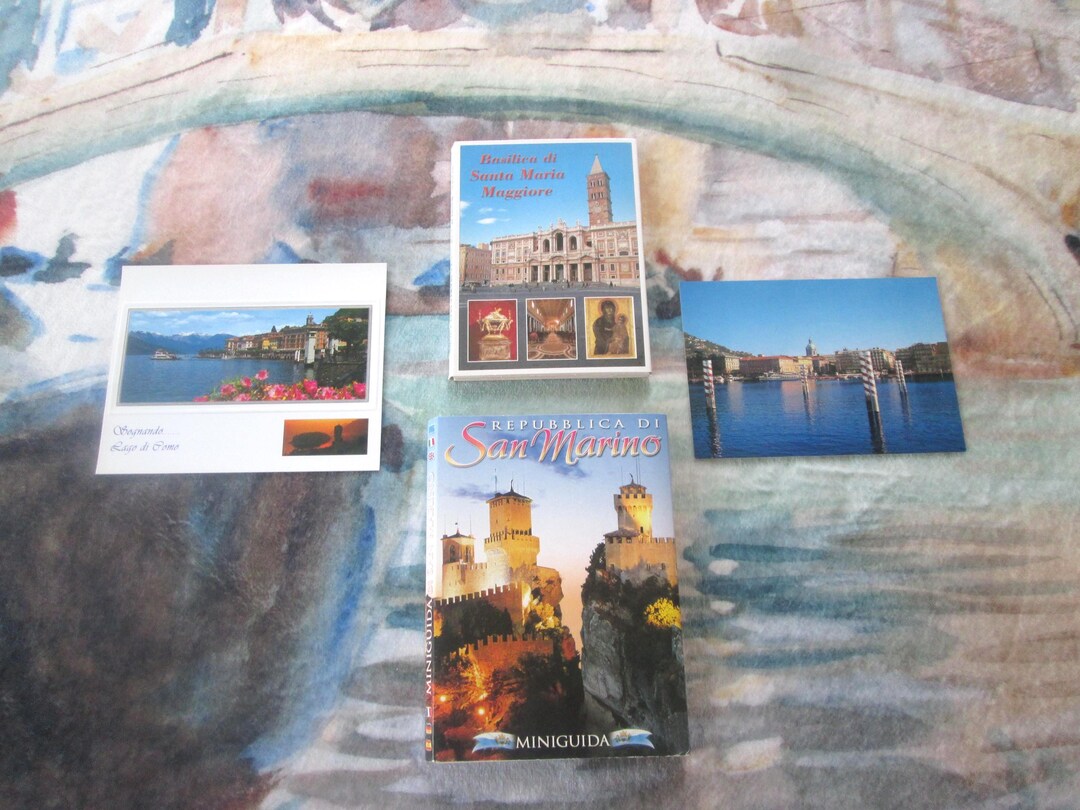 Lot of Italy Postcards & Folding Accordion Postcard Booklets Rome ...