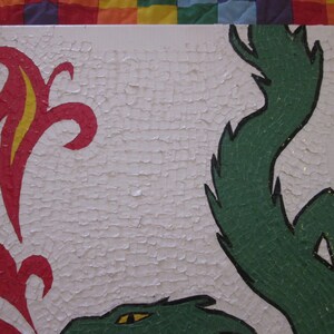 UAB Dragon Art Collage Art Dragon Scale Colored Tape Art Mosaic ...