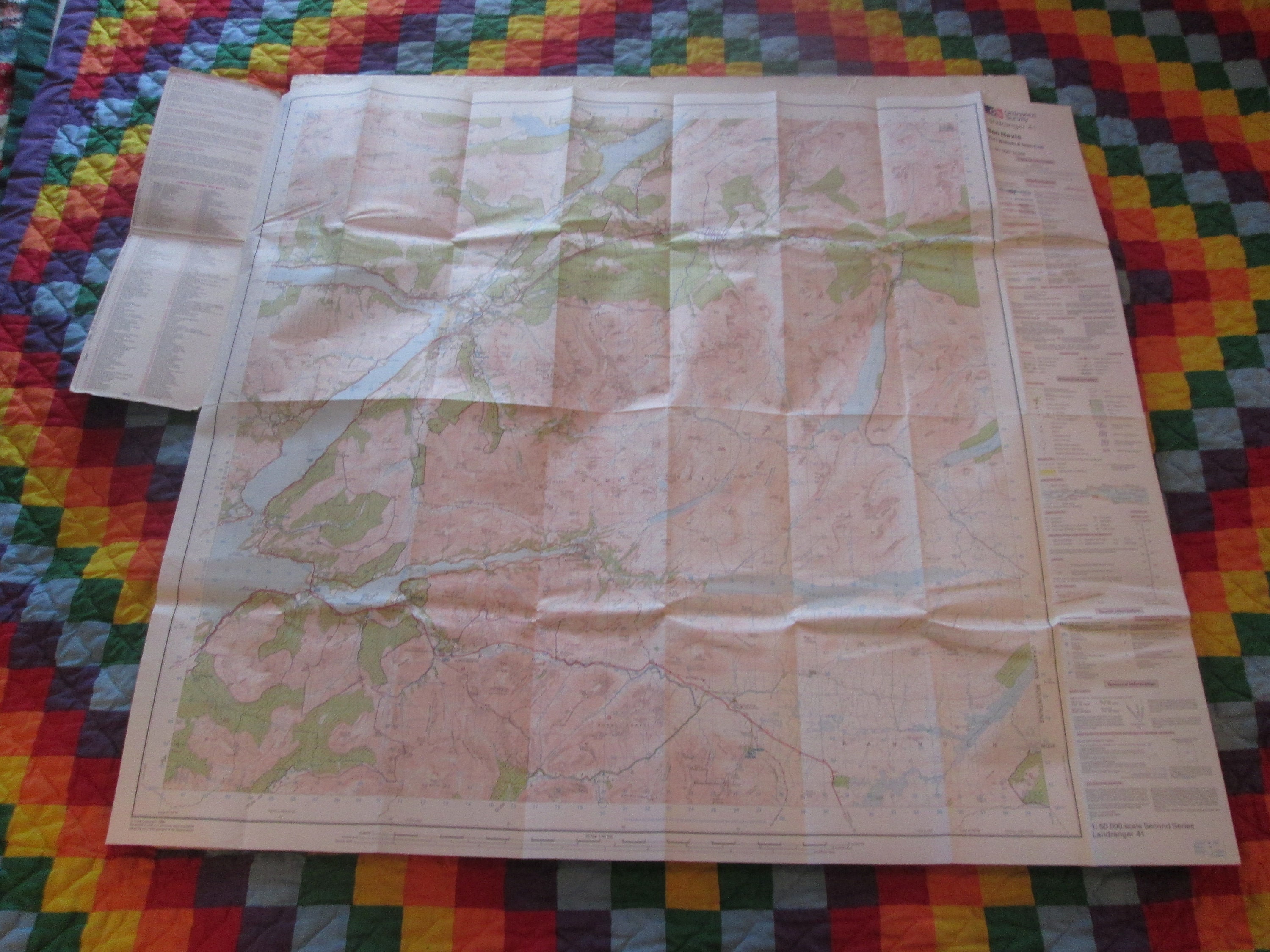 Three Vintage 1990s Maps of Scotland Ordnance Survey Landranger 41 Ben ...