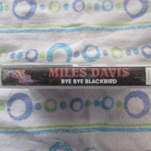 Vintage 1990s Miles Davis Bye Bye Blackbird Audio Cassette Tape Jazz Classics 7757 Trumpet ...