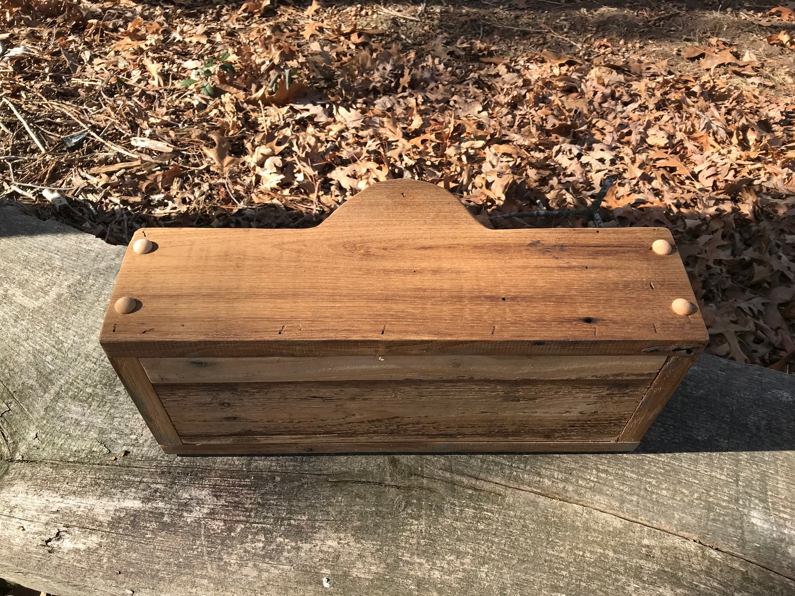 Rustic Solid Wood Tote - Etsy