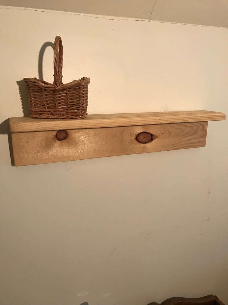Rustic Knotty Pine Shelf - Etsy