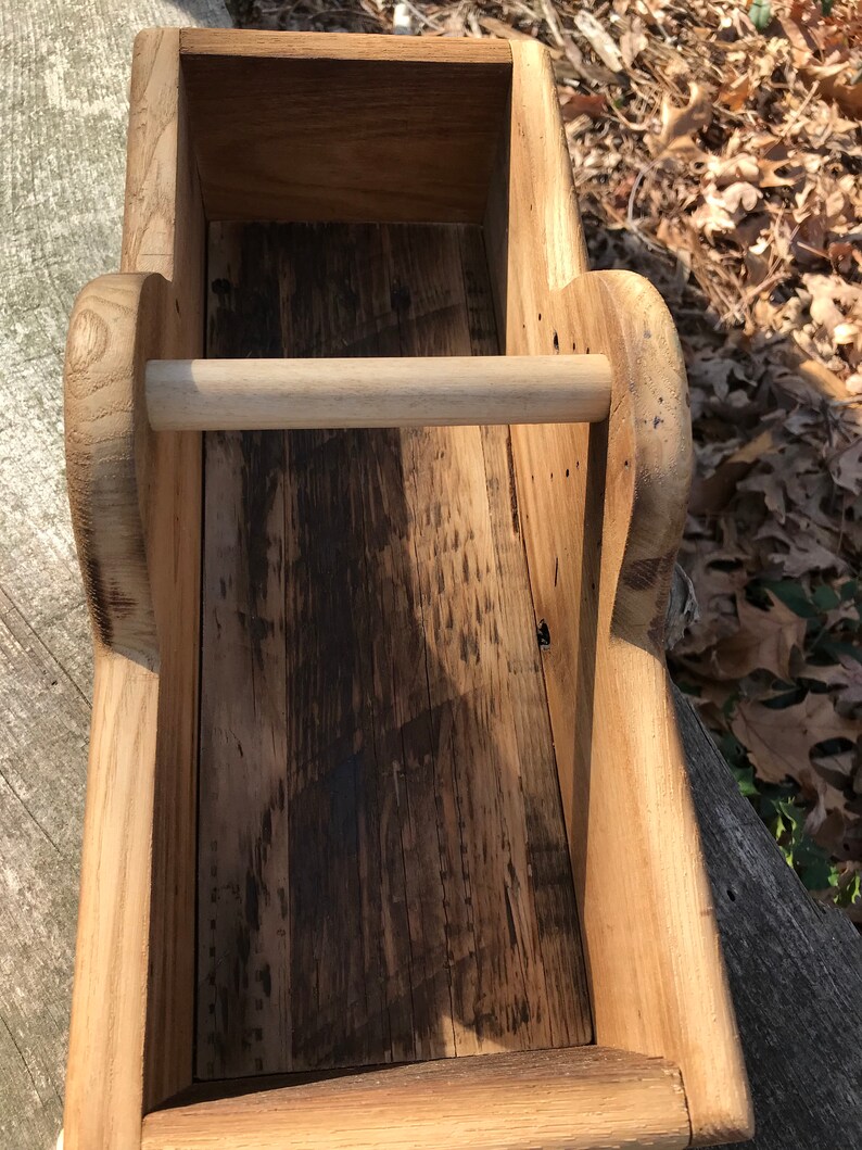 Rustic Solid Wood Tote - Etsy
