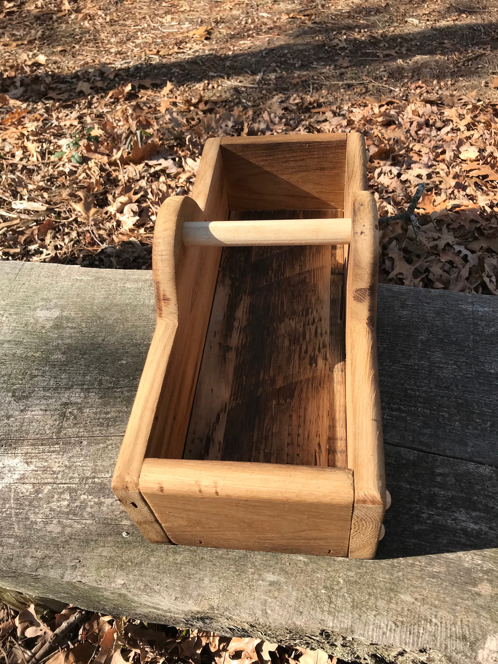 Rustic Solid Wood Tote - Etsy