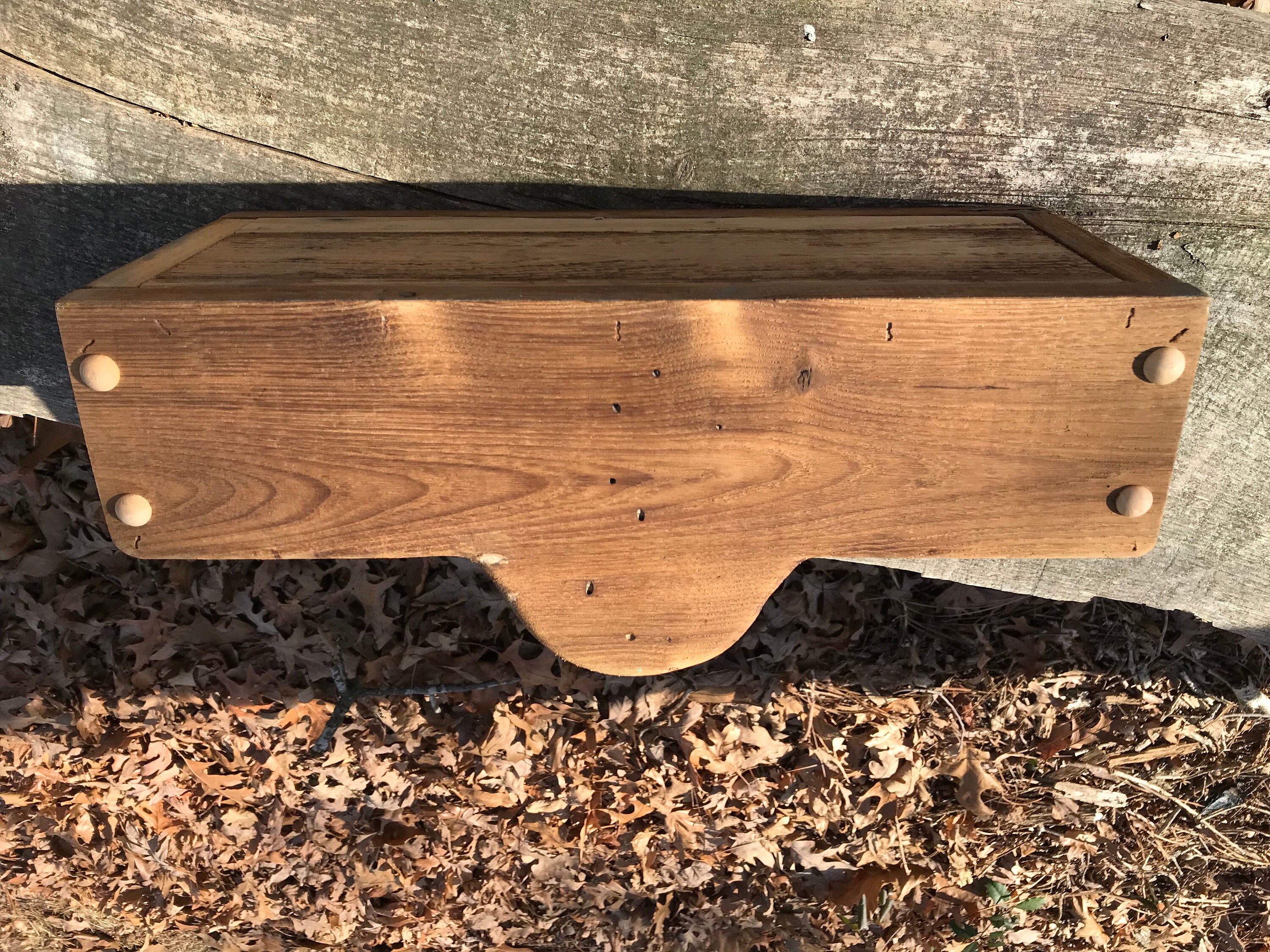 Rustic Solid Wood Tote - Etsy