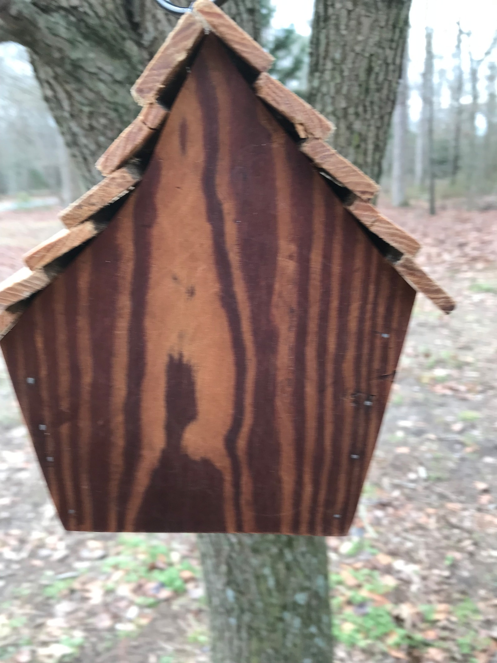 Birdhouse With Sloped Roof - Etsy