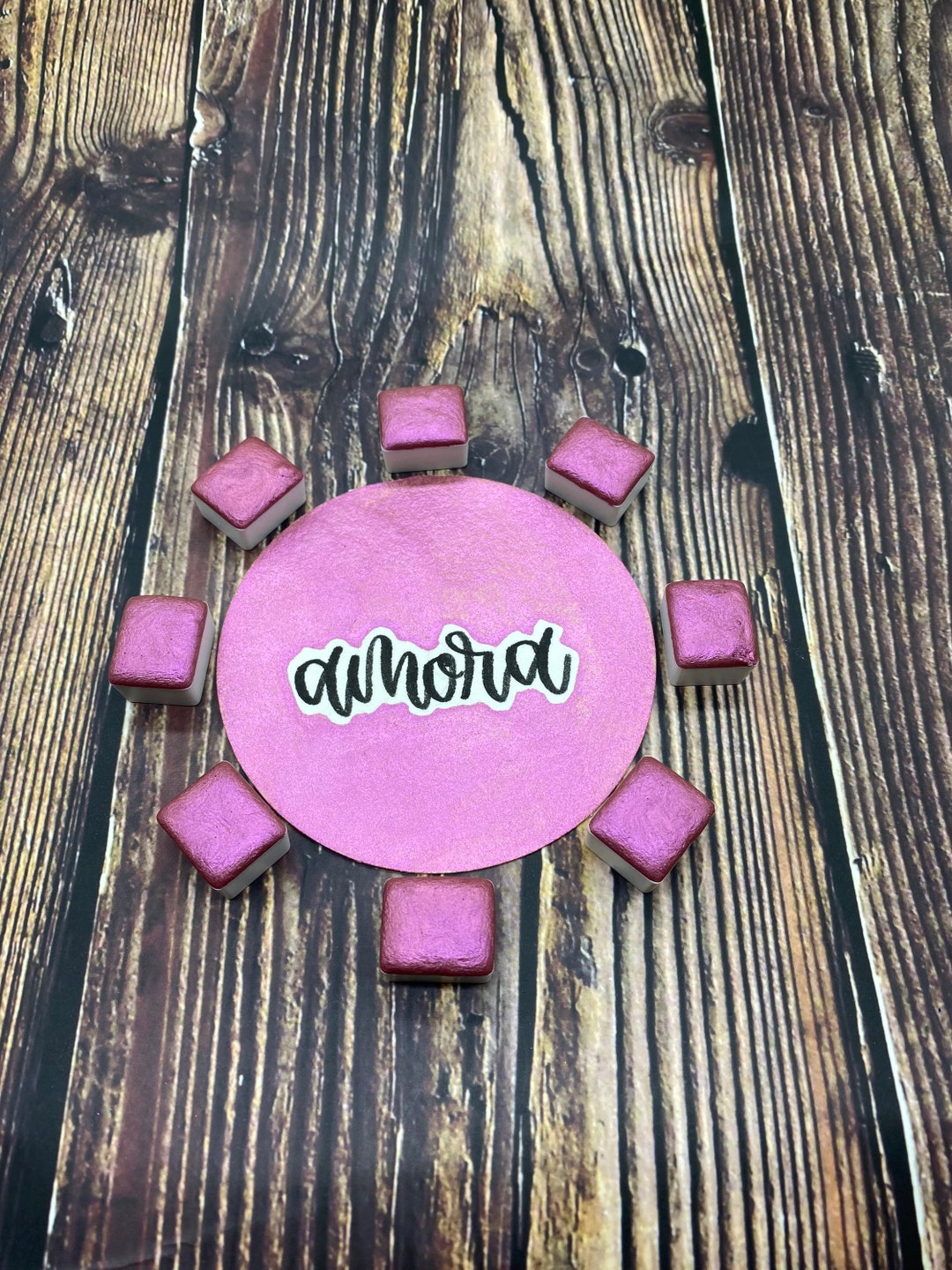 Amora Transparent Pink Handmade Watercolor - Etsy