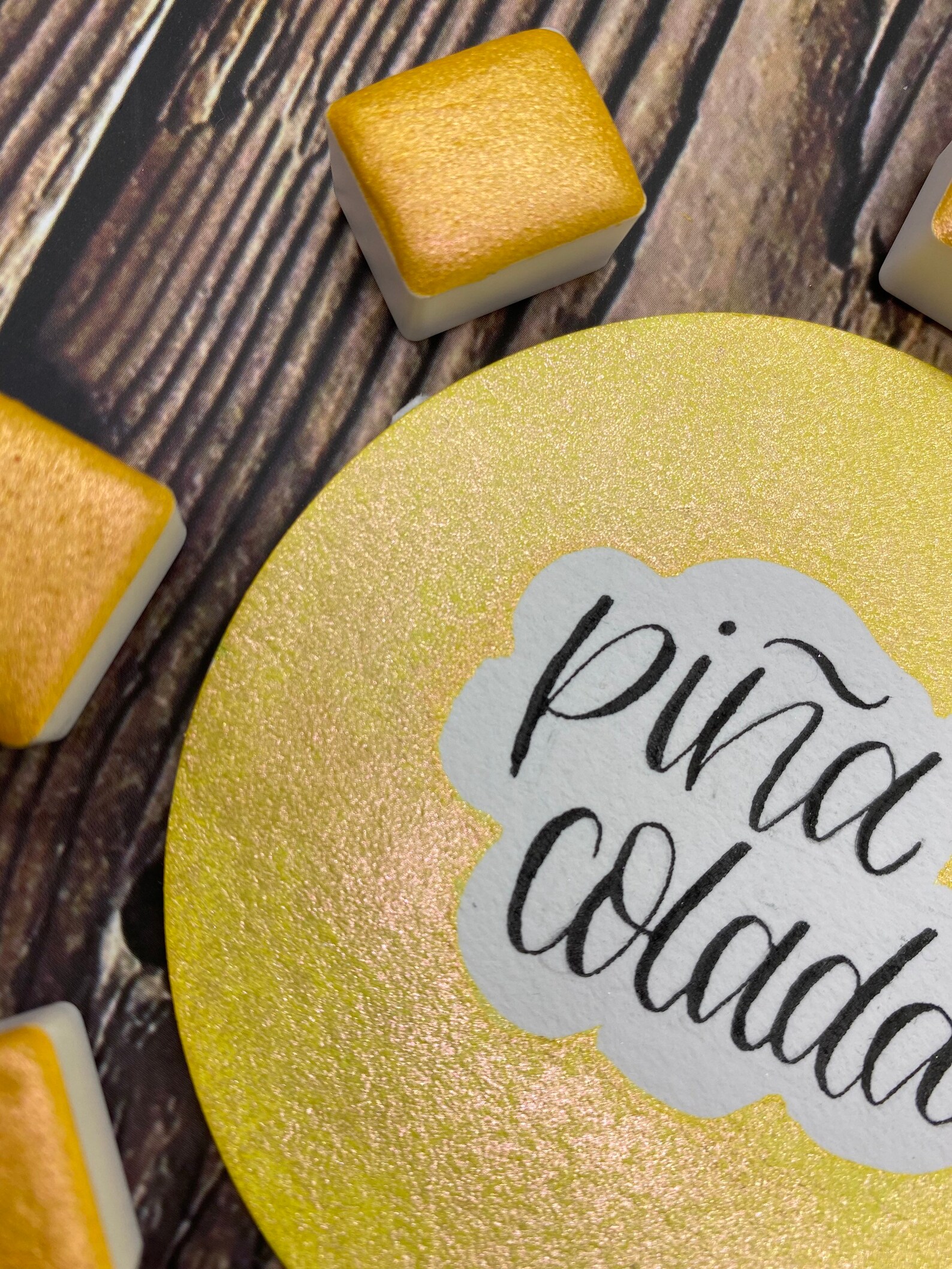 Piña Colada Yellow Chunky Glitter Sparkle Slight Colorshift Handmade ...